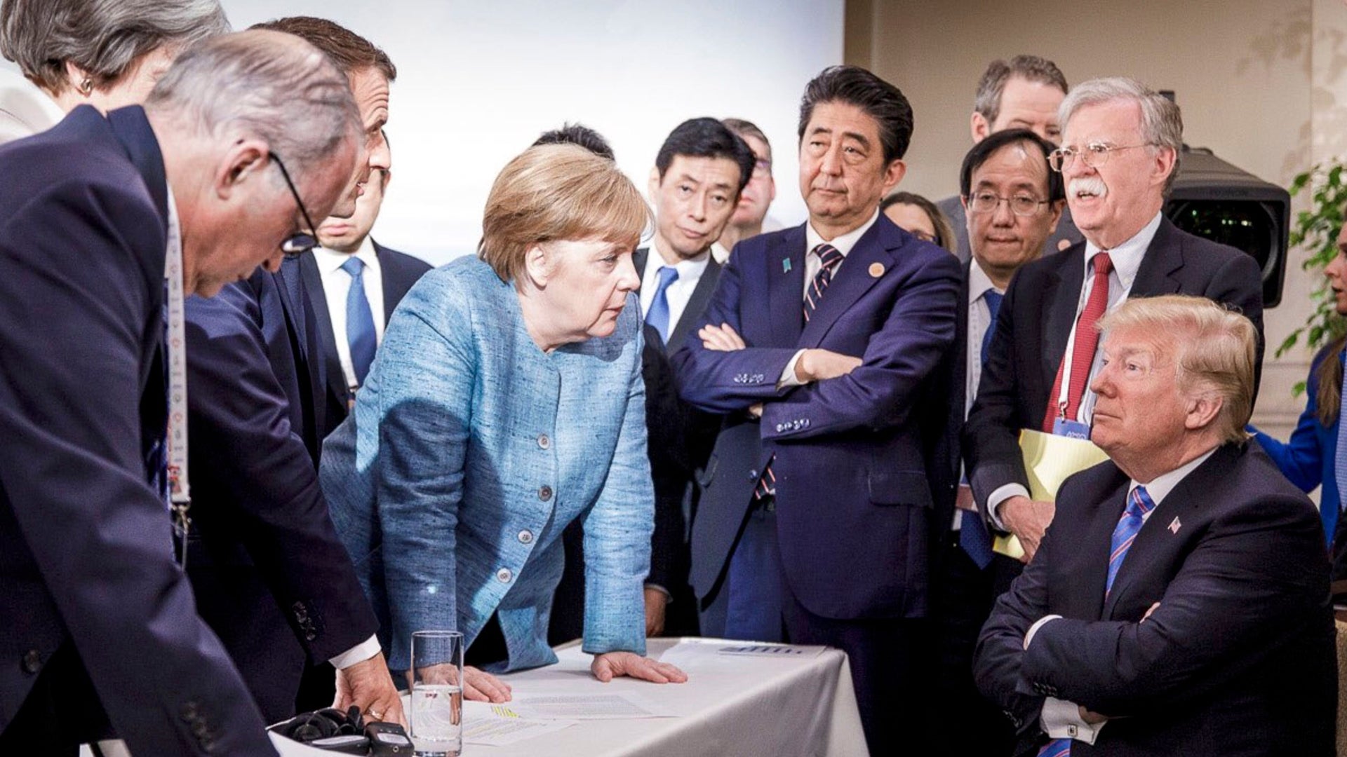 The best reactions to Angela Merkel's viral Trump G7 photo - Fast Company