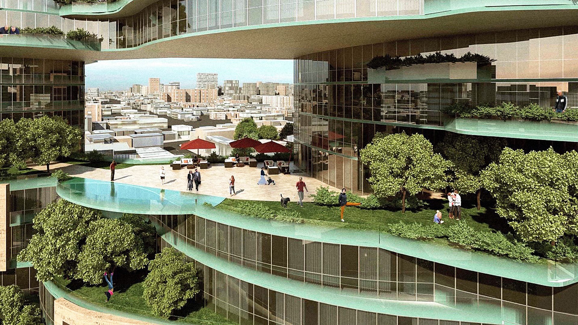 This Toronto skyscraper is covered with 450 trees - Fast Company