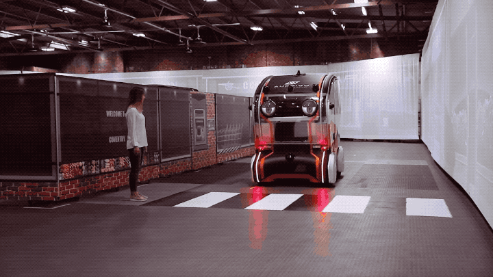 People don't trust autonomous vehicles, so Jaguar added googly eyes ...