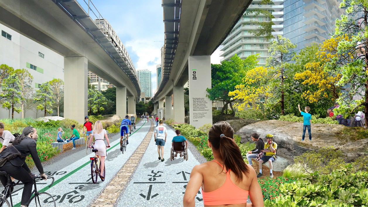 Miami just broke ground on a new, High Line-inspired 10-mile park under ...