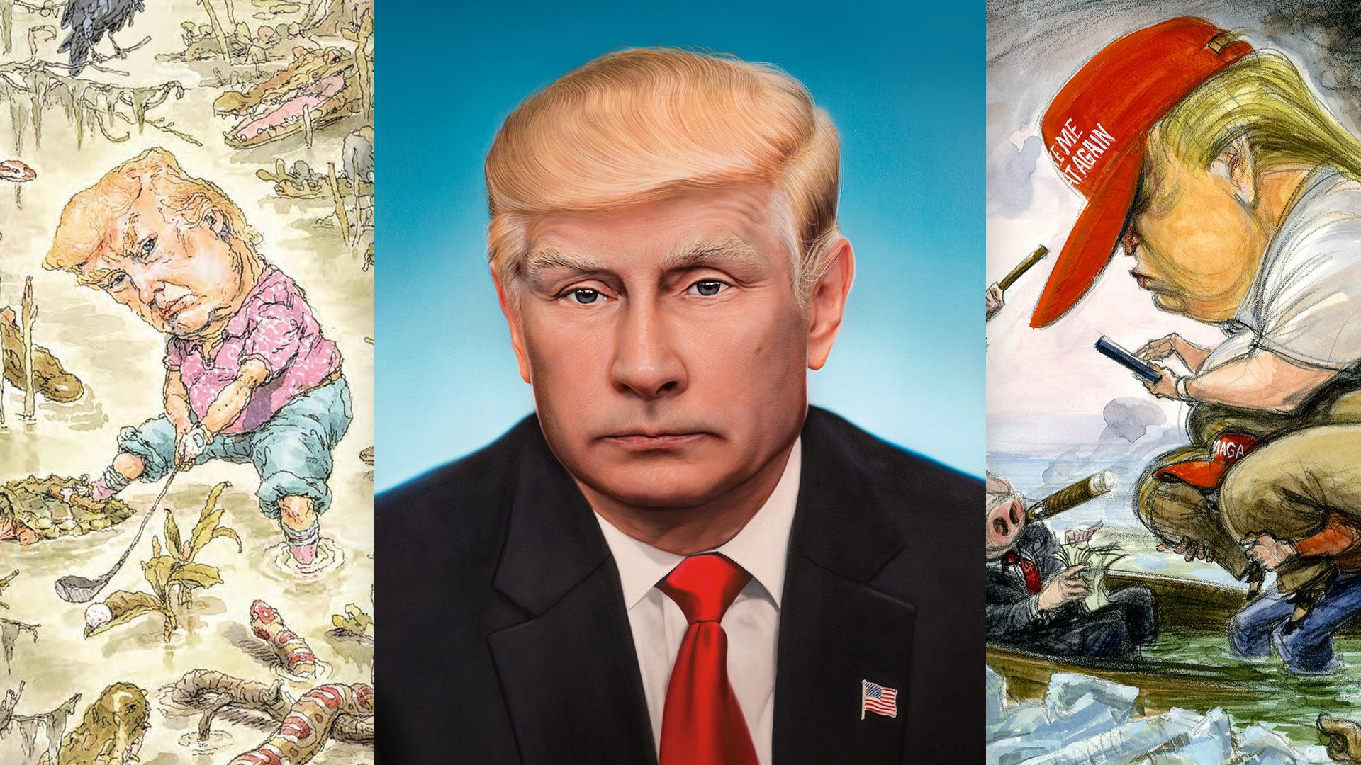 Trump is inspiring a renaissance of biting political caricature - Fast ...