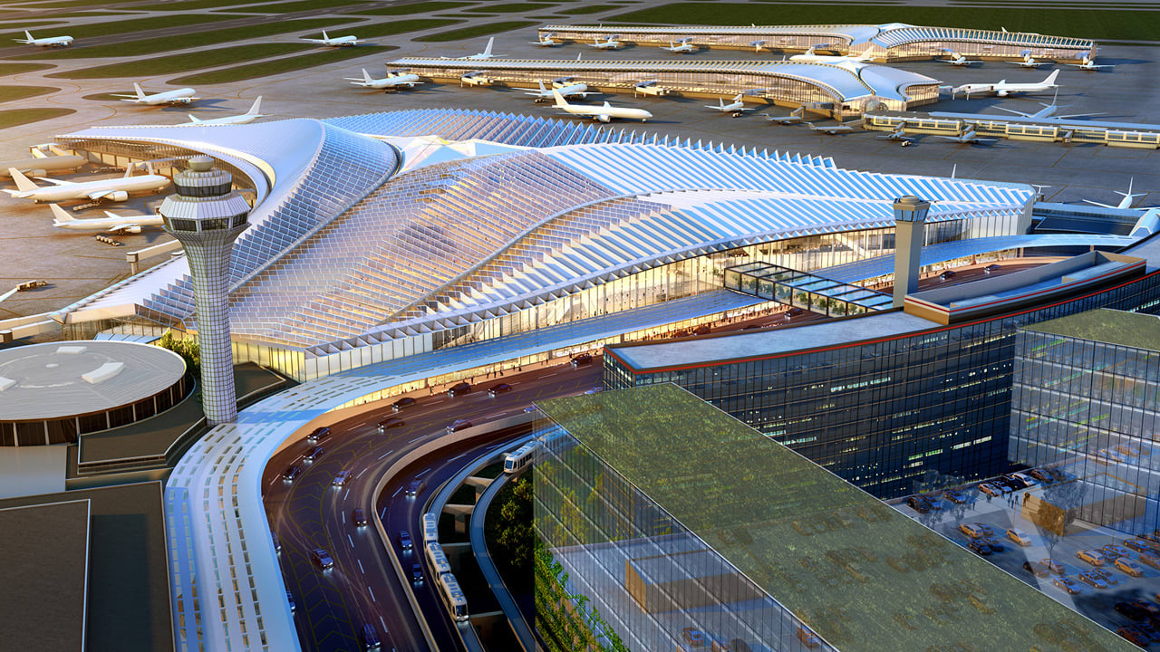 Check out the 5 proposed designs for O'Hare airport's huge expansion - Fast Company