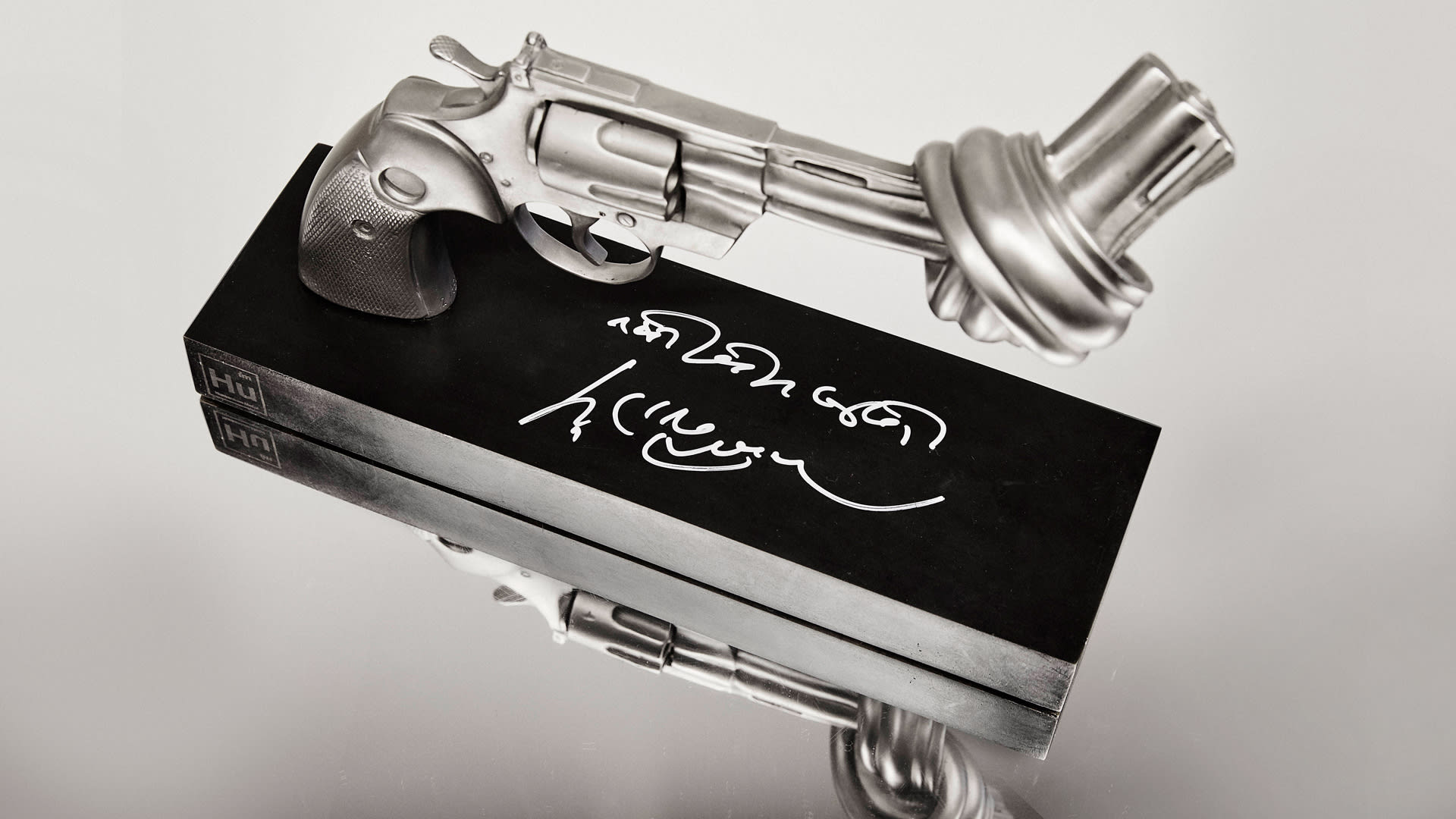 They're recreating this classic anti-gun-violence sculpture with metal ...