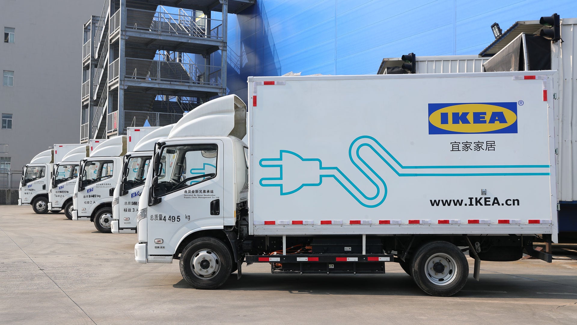 In Shanghai, every Ikea delivery is now made with an electric vehicle ...