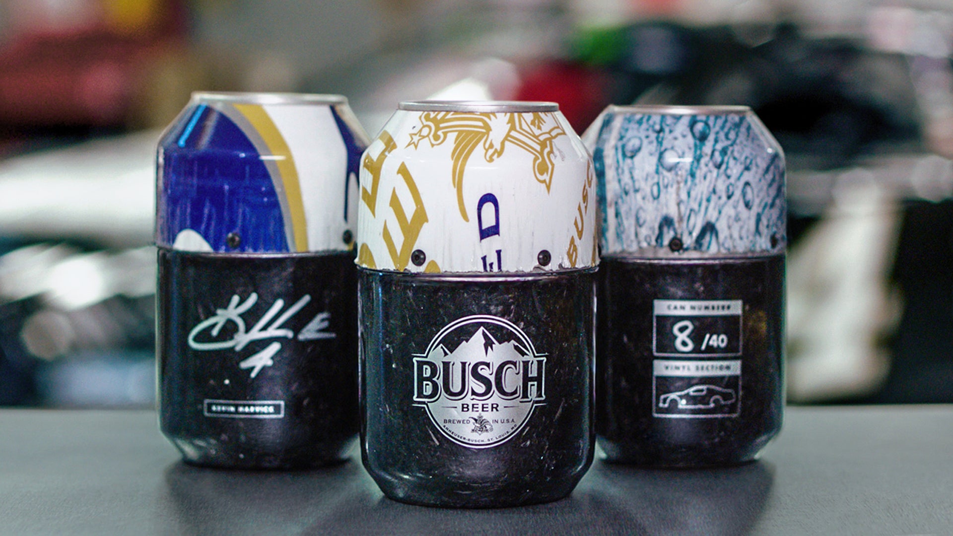 This Nascar car was turned into beer cans to make a point about ...