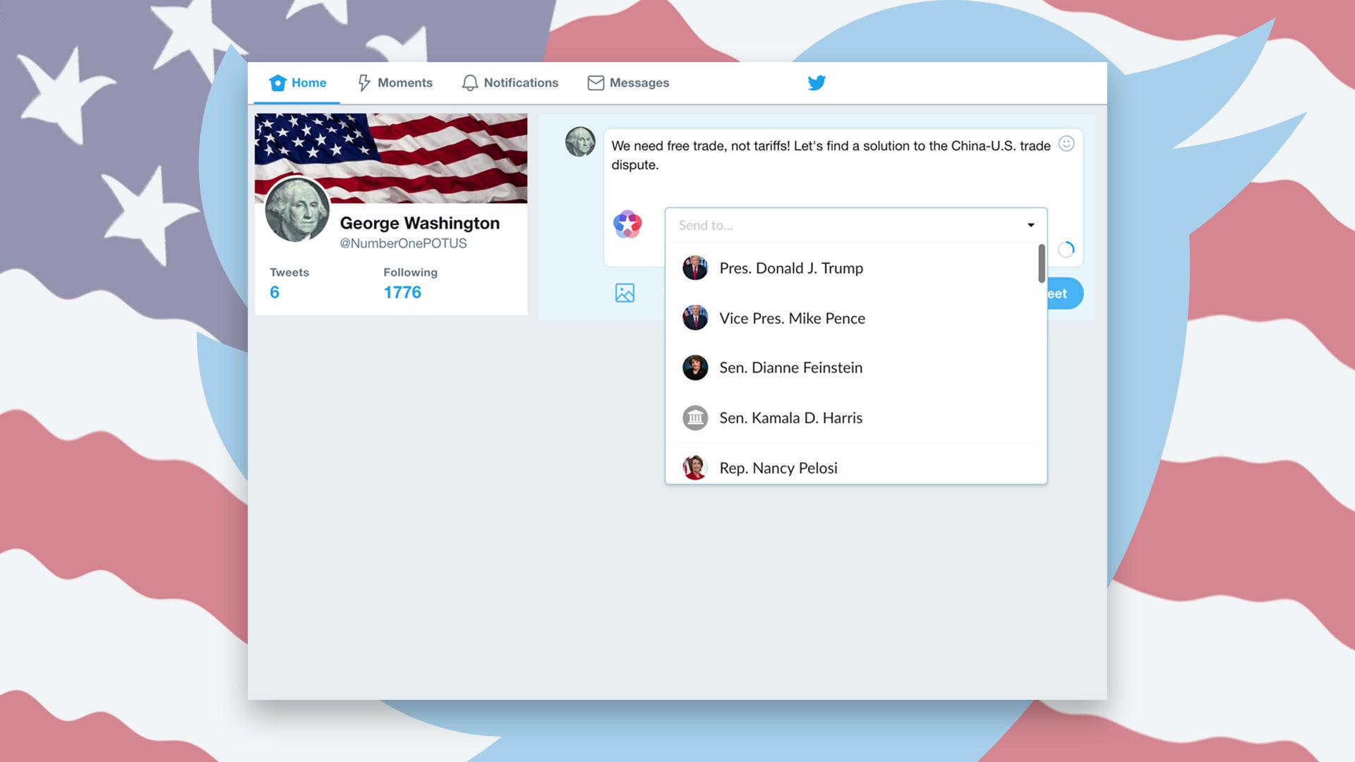 This Chrome extension turns your tweets into messages to your ...