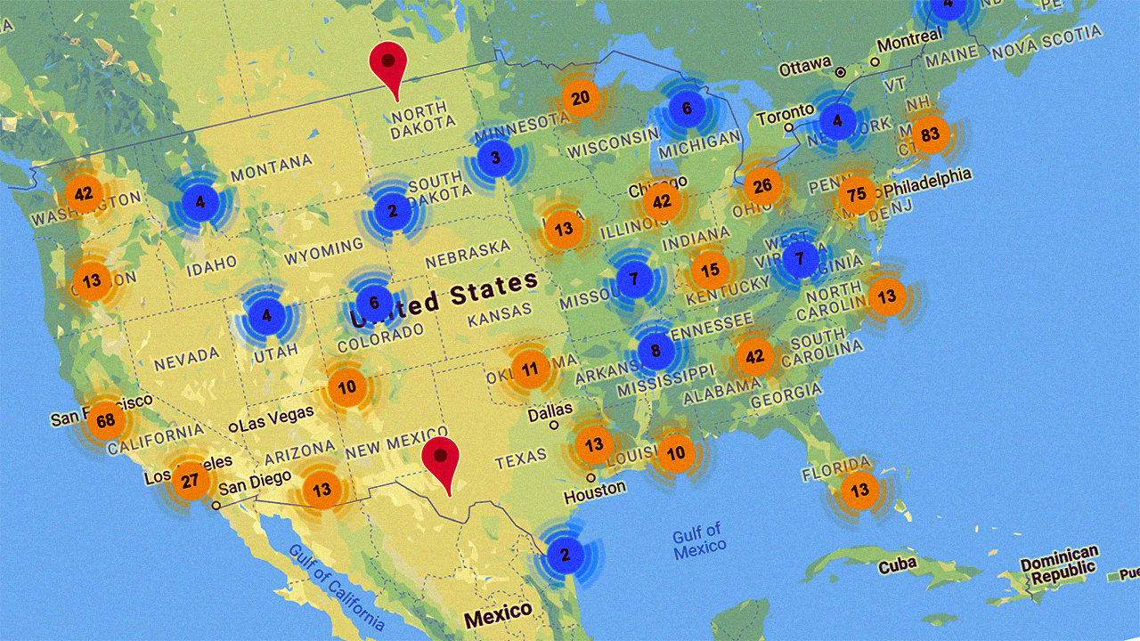 This map helps bookworms find where to shop on Independent Bookstore ...