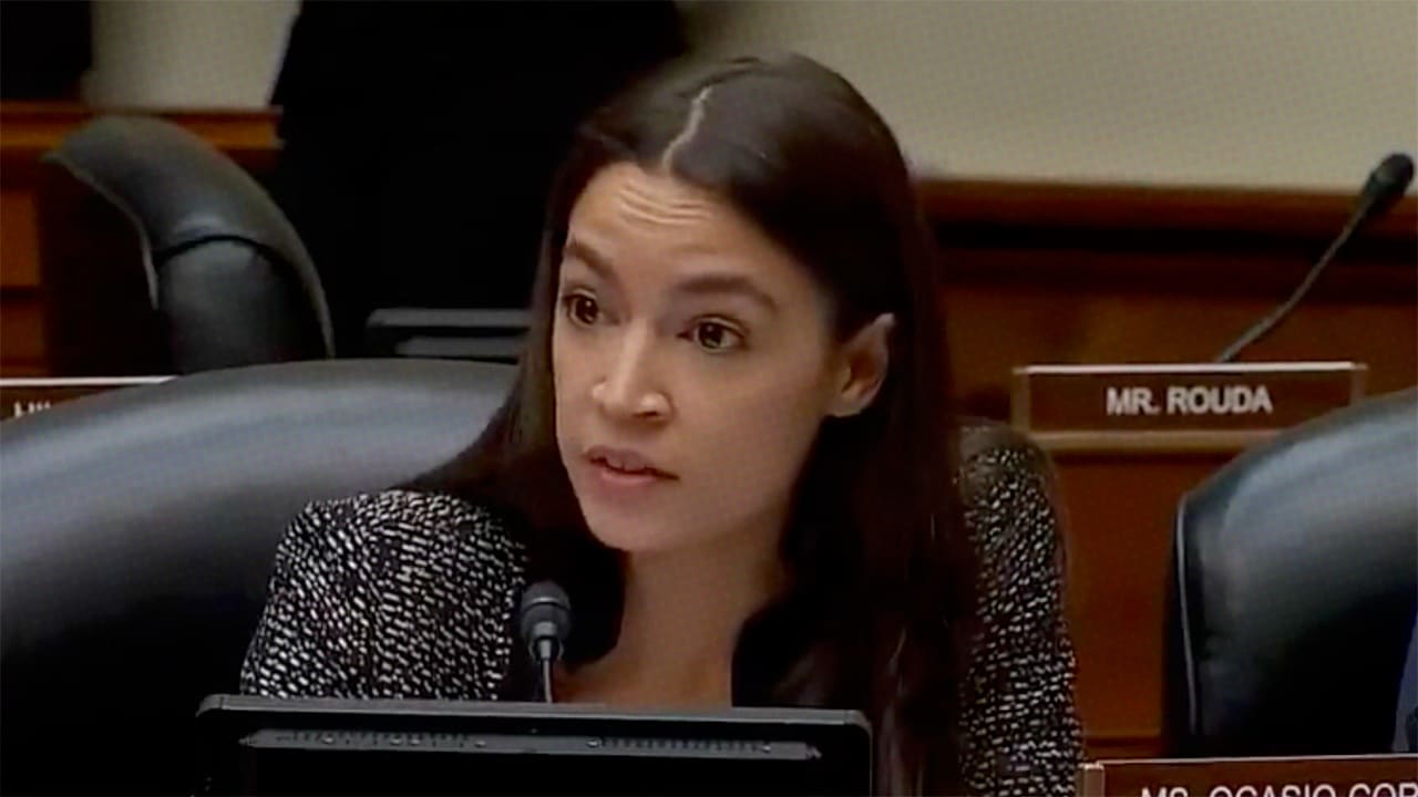 Here's AOC calling out the vicious circle of white men building biased ...