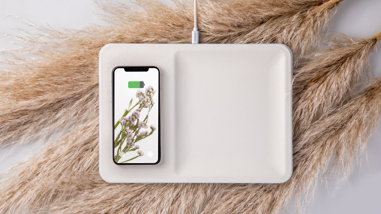 Wireless phone chargers wrapped in Italian leather are coming to a ...