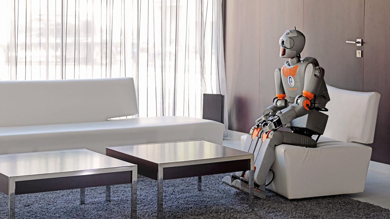 Try not to be creeped out by these eerily human portraits of robots ...