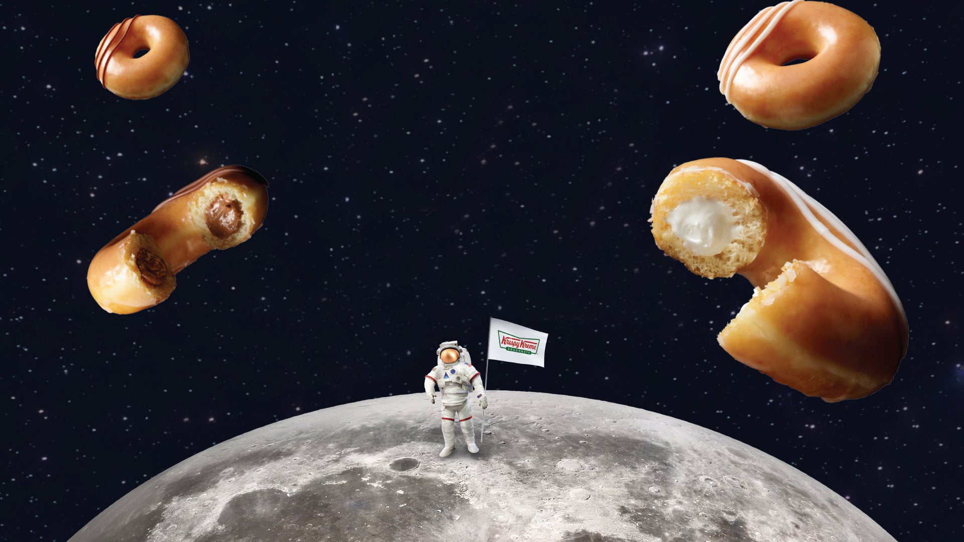 Here's how to get your free Krispy Kreme Moon-landing tribute donut ...