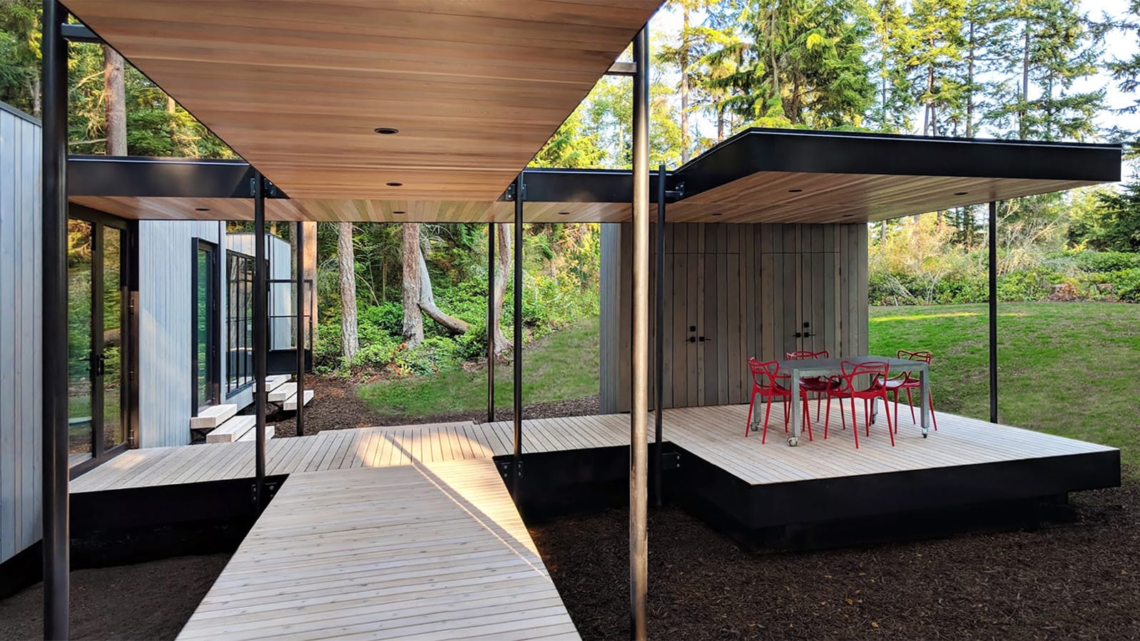 These flat-pack homes can be fully assembled in less than three months ...