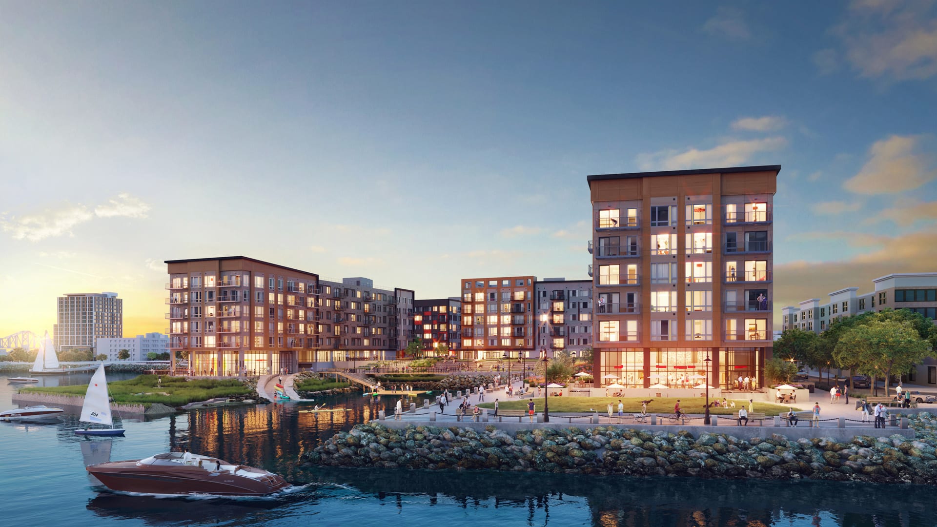 This new coastal development is designed to live with sea level rise ...