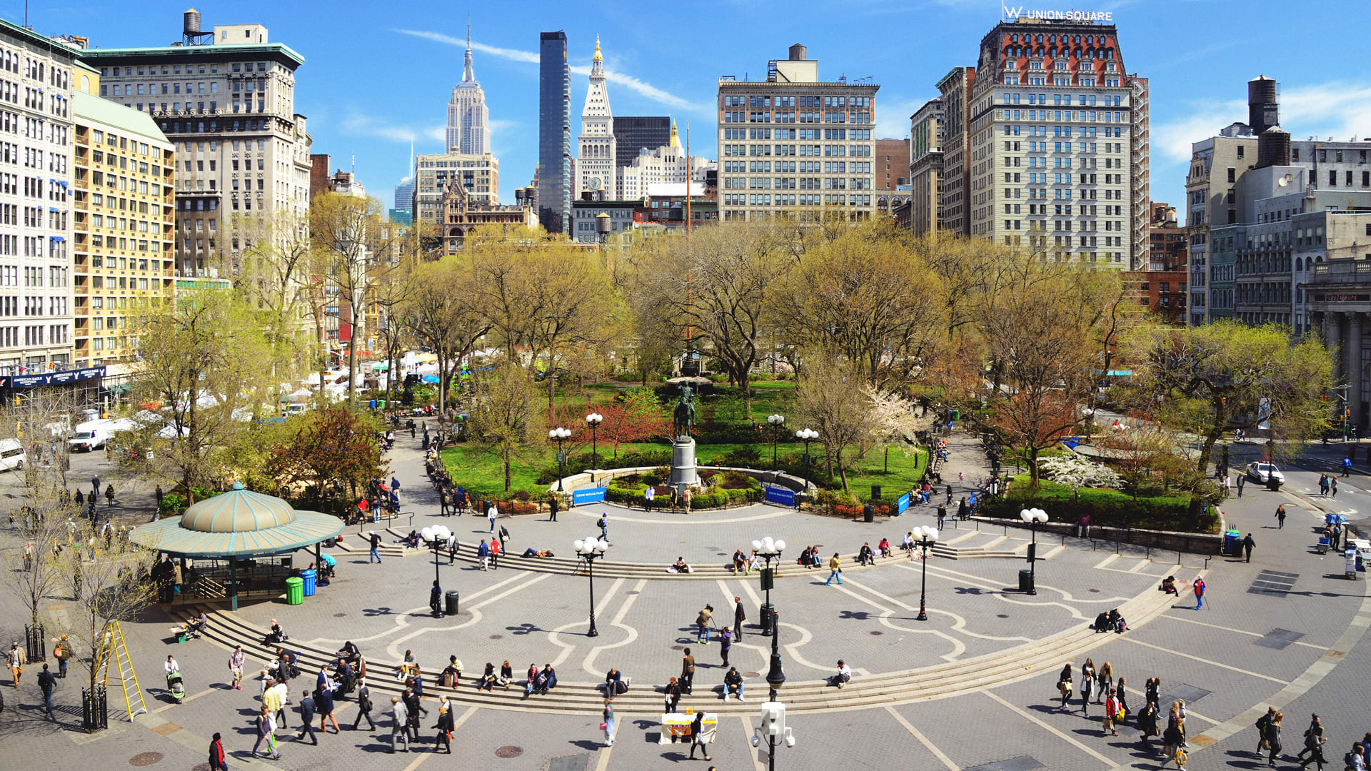 The history of Union Square, the public square that hosted the first ...