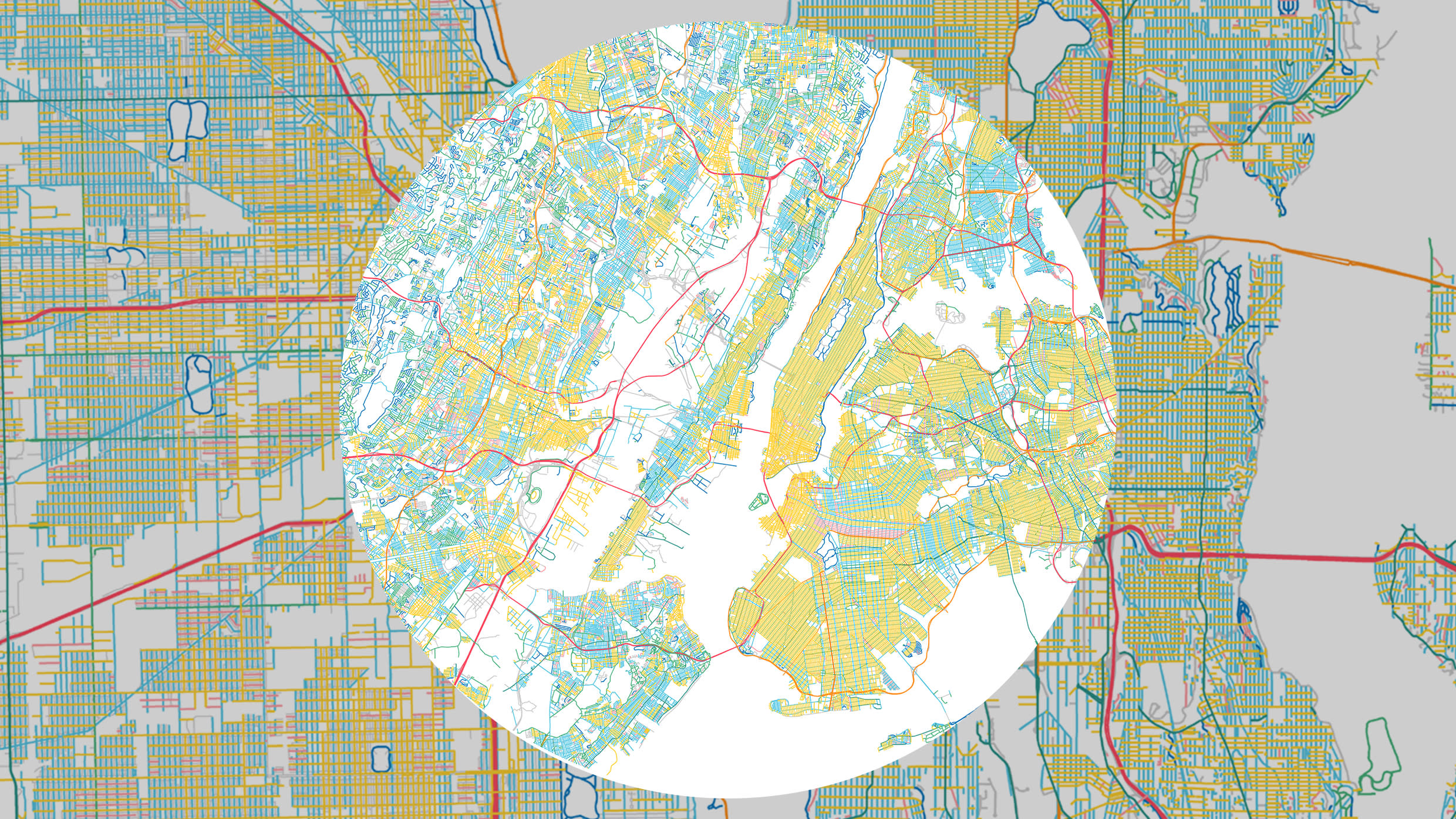 These colorful maps reveal the hidden logic of your city's street names ...