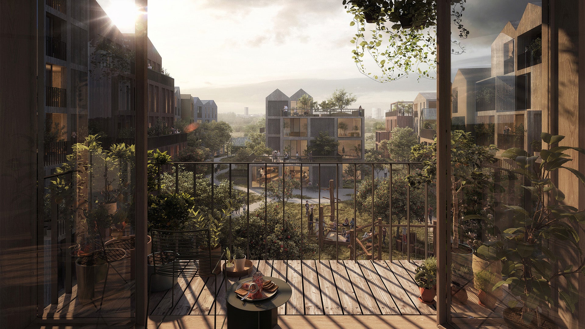 In this new neighborhood, every building will be made entirely out of ...