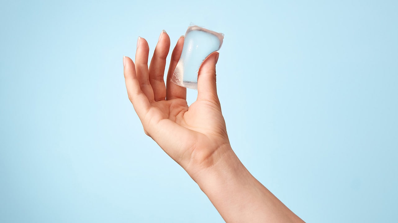 This edible blob filled with water means you don't need a plastic ...