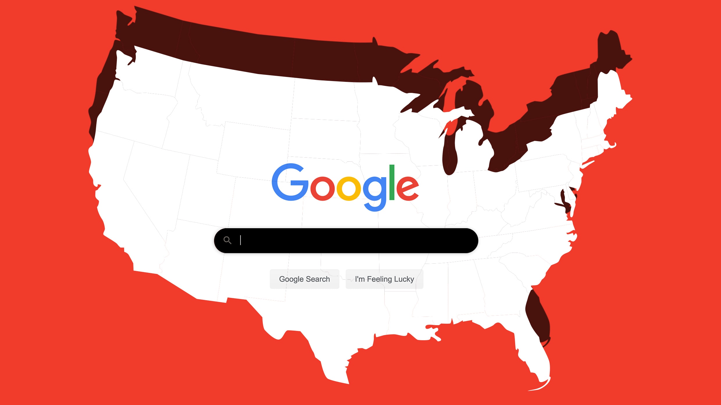 See how Google Autocomplete describes every state in the U.S. - Fast ...