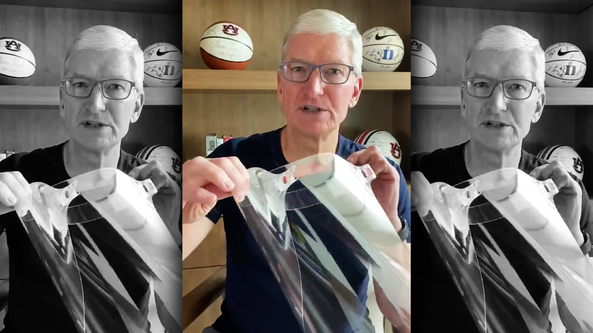 Apple's newest product is a face shield to protect against COVID-19 ...