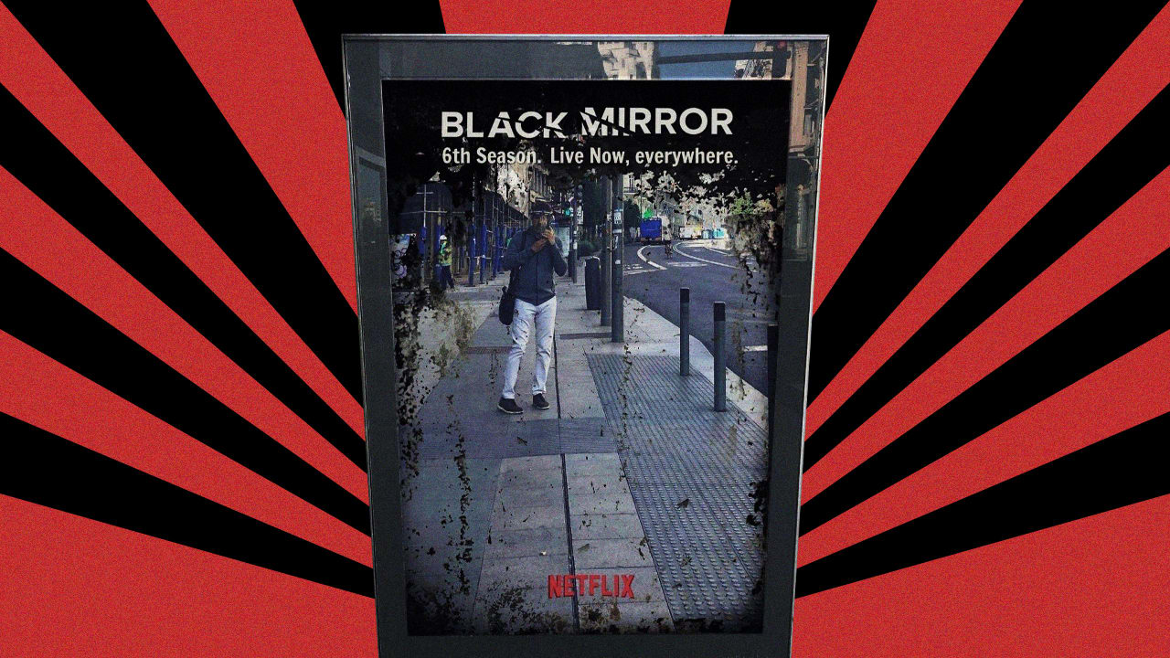 This darkly funny outdoor ad proves we're living in 'Black Mirror ...