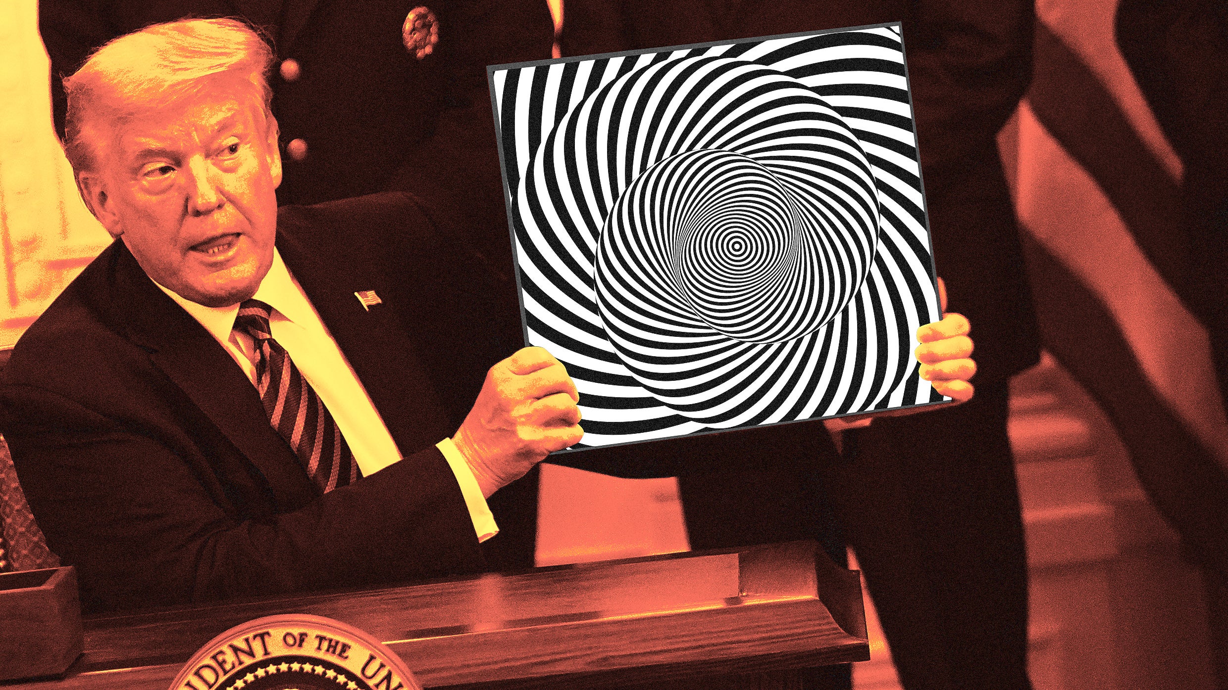 Low-tech lying: How Trump uses old, unrelated images to sow ...