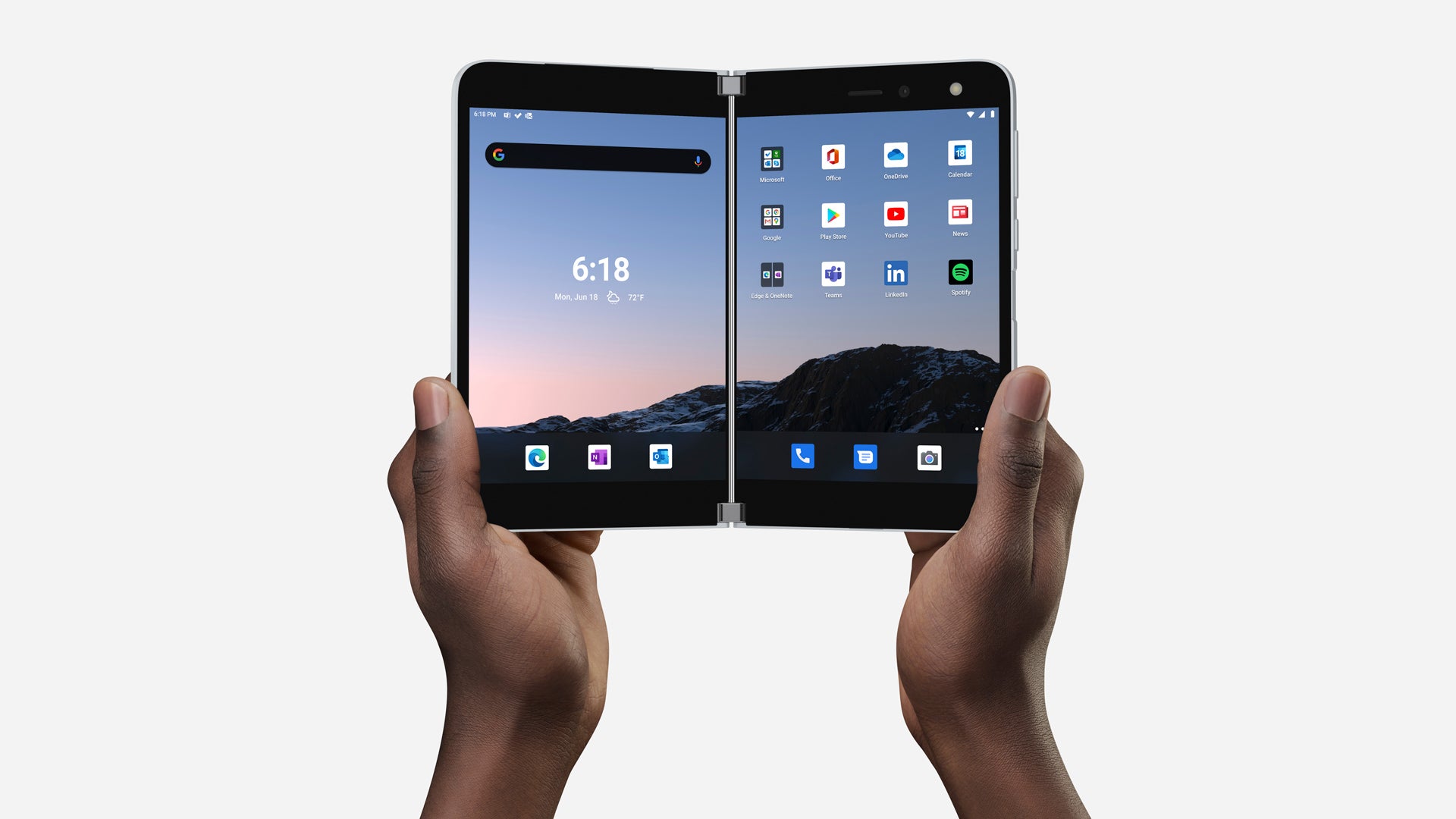 The many sides of Microsoft's new two-screen Surface Duo phone - Fast ...