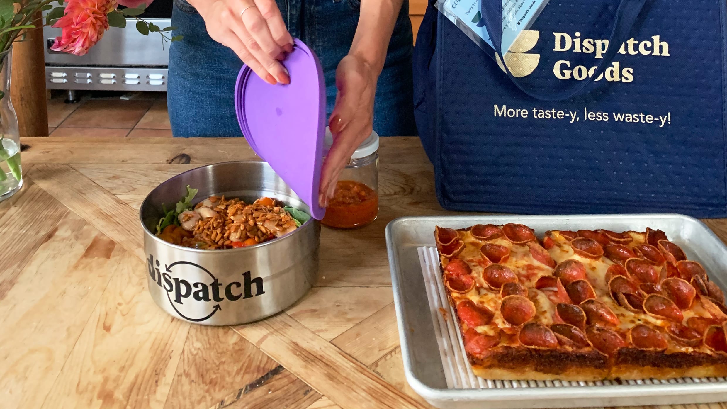 You're generating so much waste with your food deliveries. What if it ...