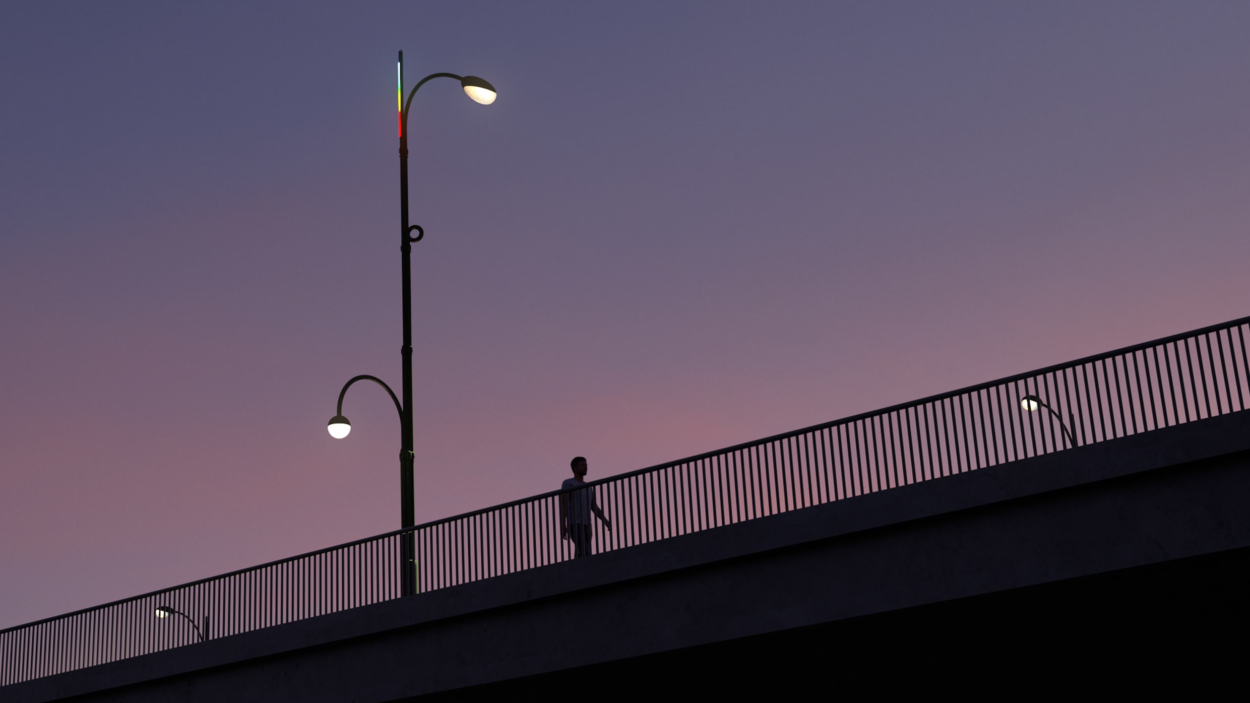 Los Angeles unveils the sun-blocking, EV-charging streetlight of the ...