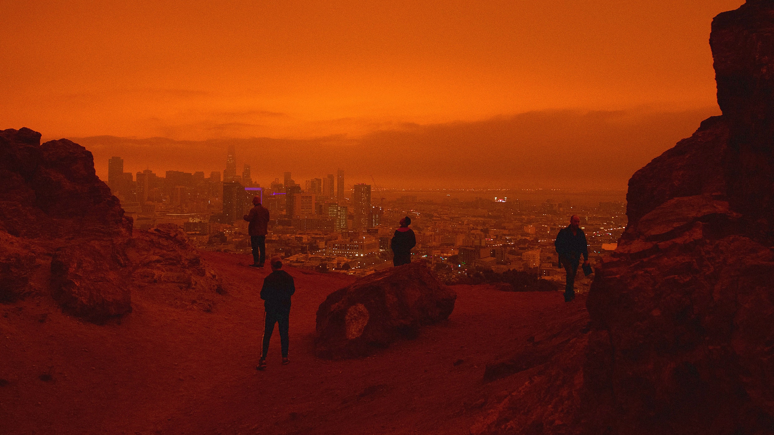 Why the West Coast's orange sky was so unsettling, according to color ...