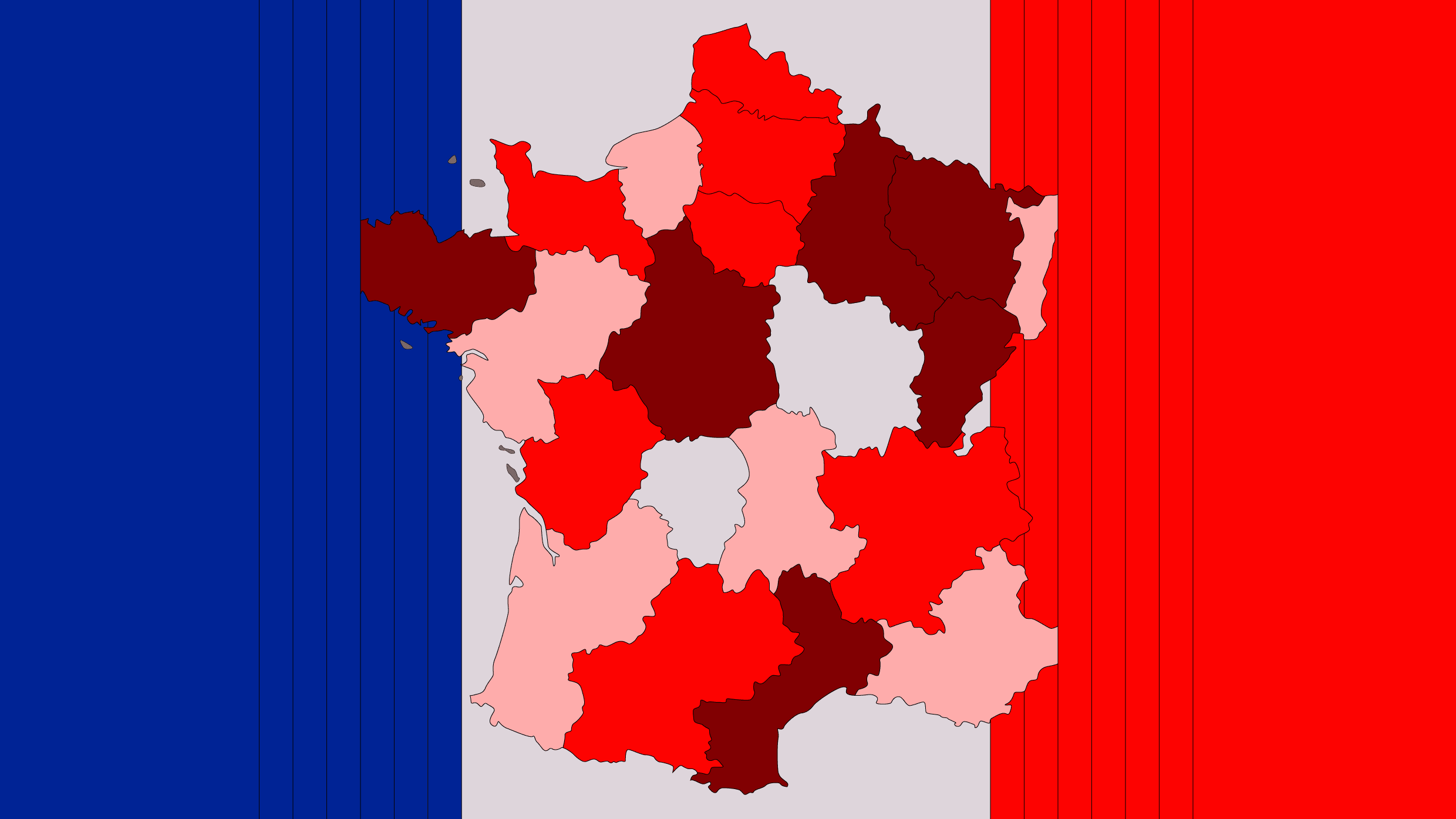 The U.S. should steal France's excellent COVID map - Fast Company