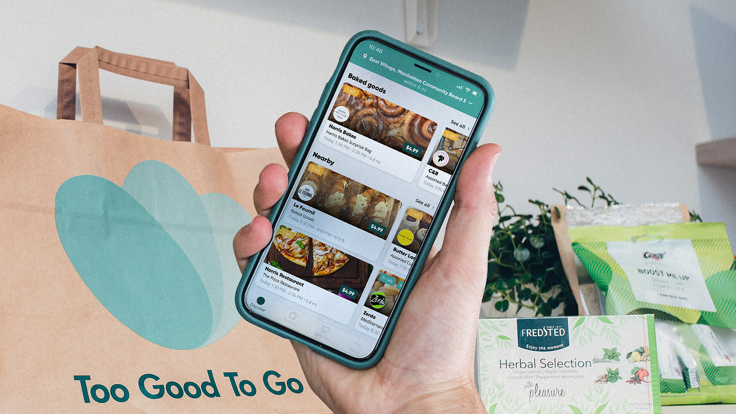 This app lets New Yorkers buy restaurants' extra food at a big discount ...