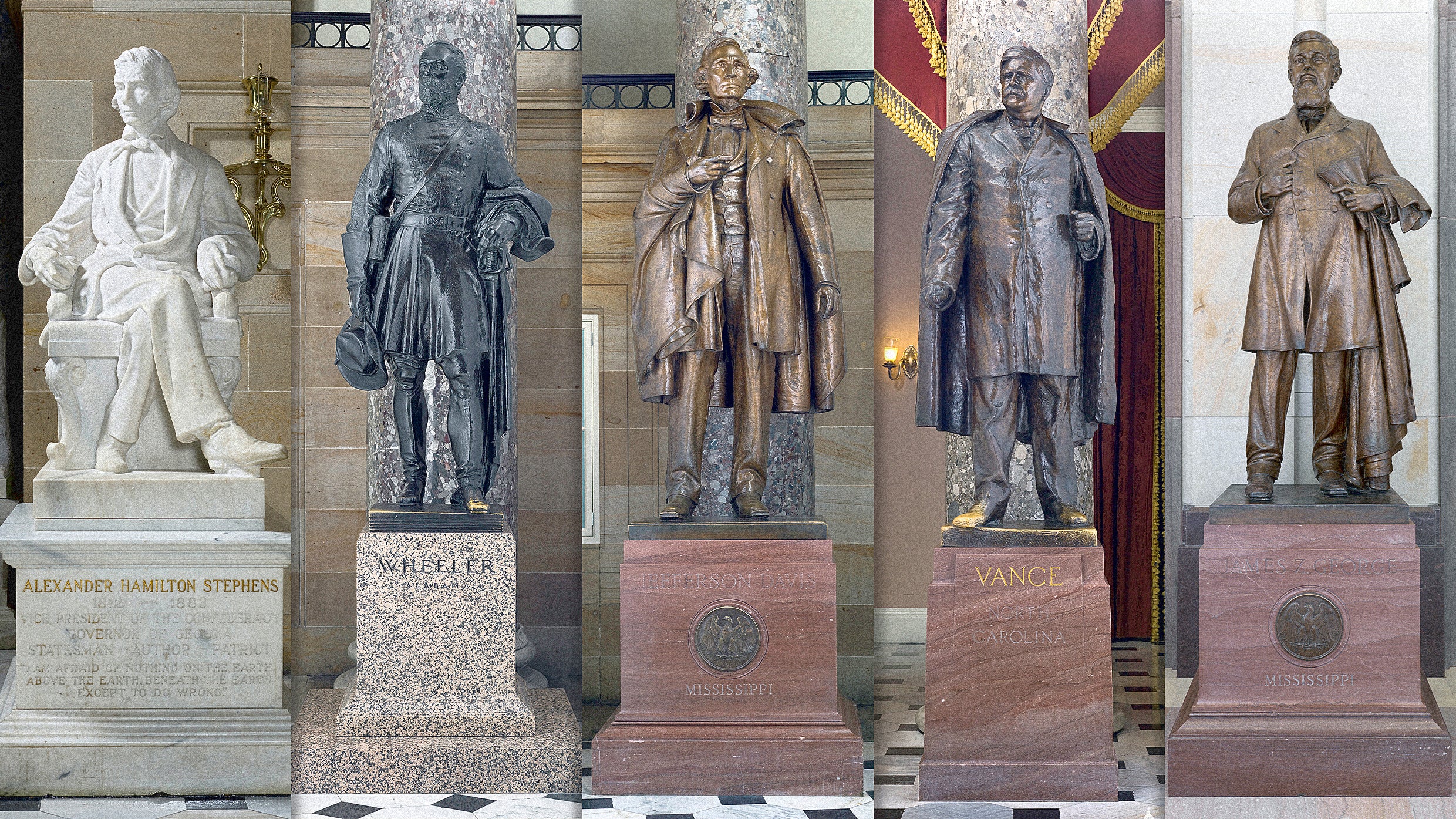 The U.S. Capitol is a symbol of democracy. But it's full of Confederate ...