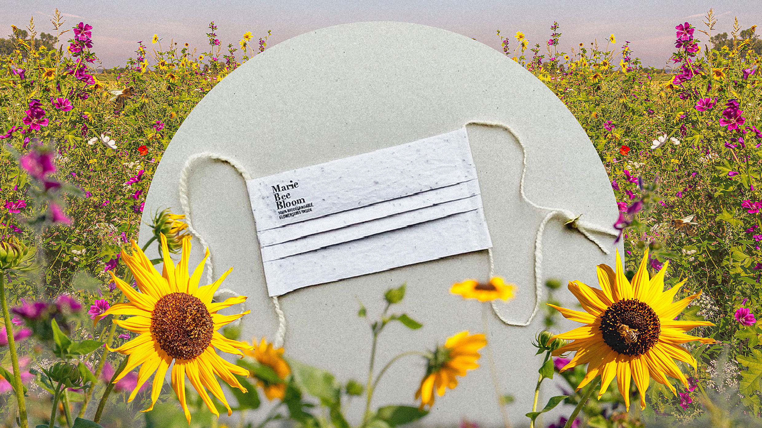 Plant this disposable face mask when you're done, and it'll sprout ...