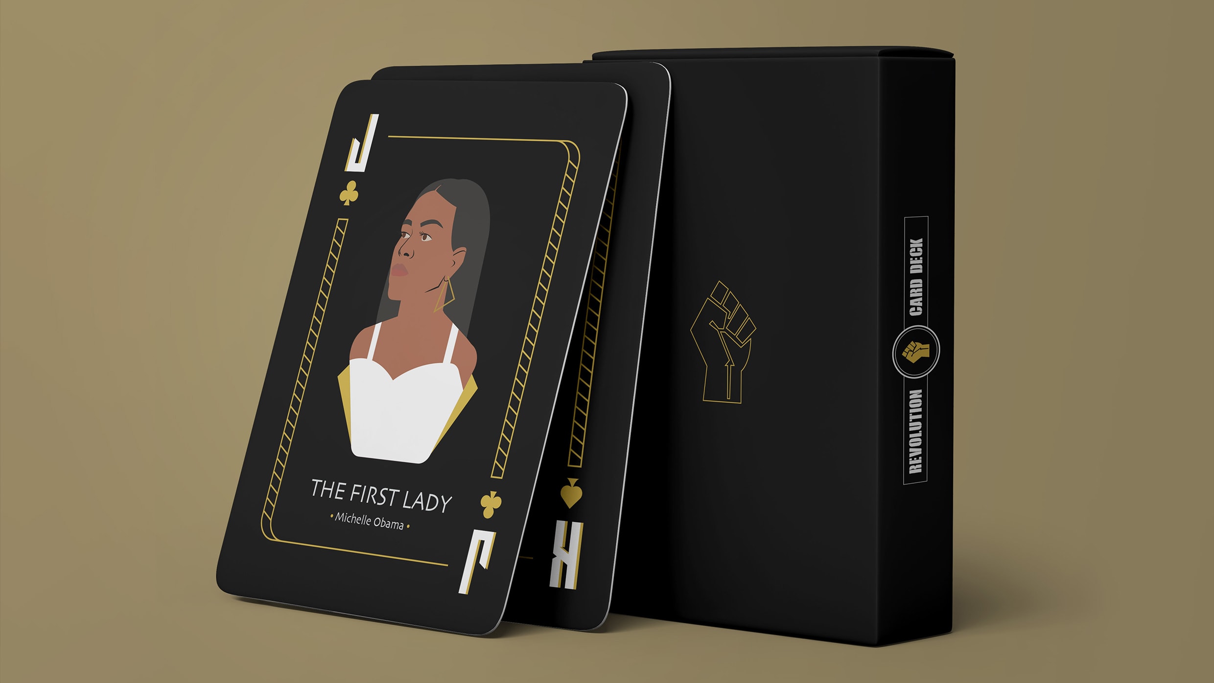 This beautifully designed deck of playing cards honors Black icons ...