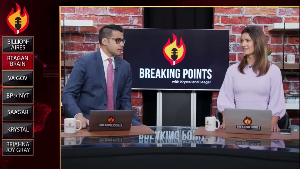 Why 'Breaking Points with Krystal and Saagar' became the No. 1 political podcast in a week ...
