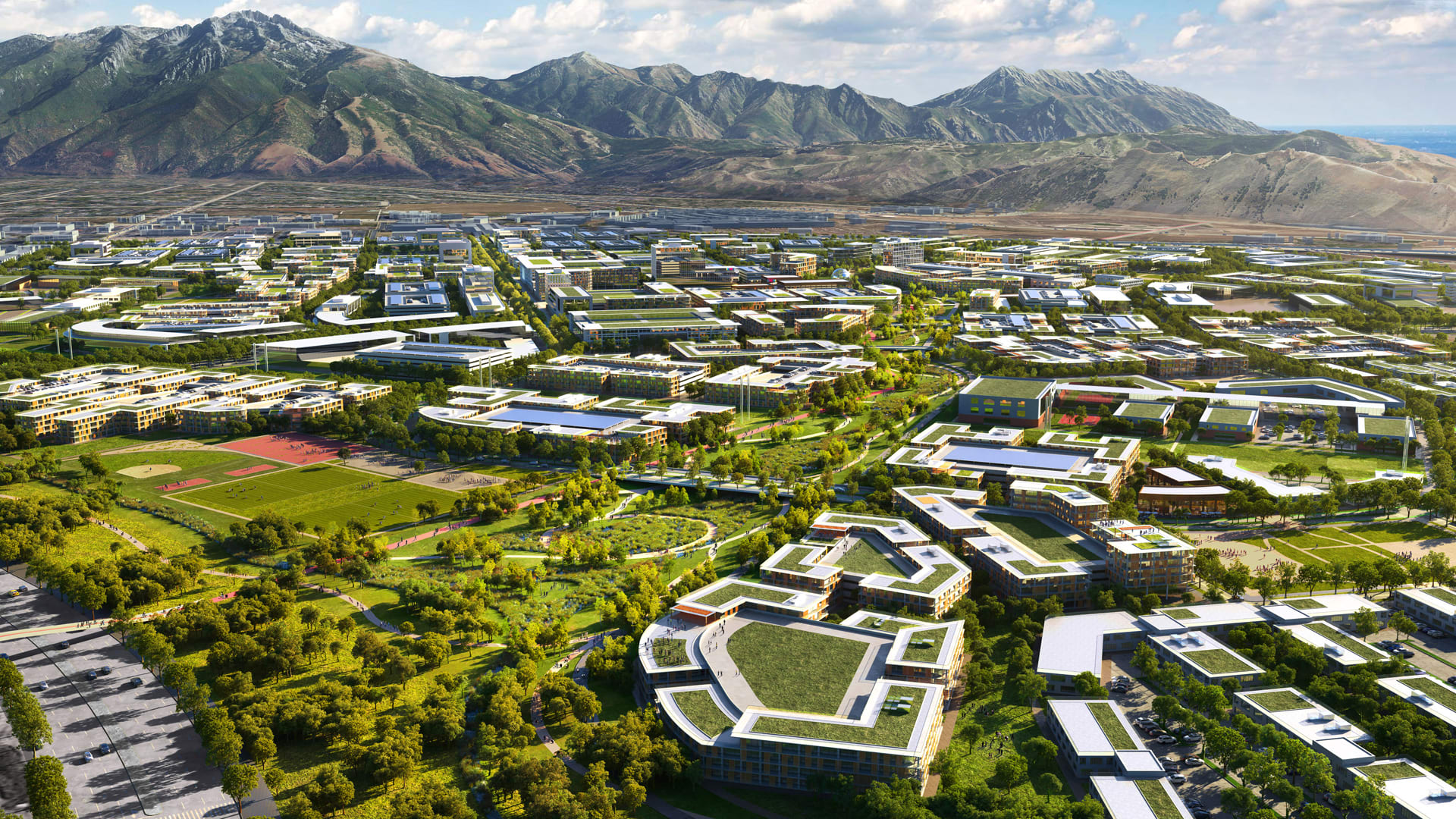 They're building a 15-minute city from scratch in the Utah desert ...