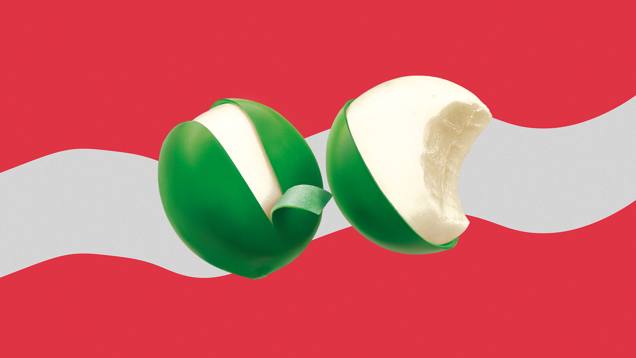 The classic red-wax-covered Babybel cheese now has a vegan version ...