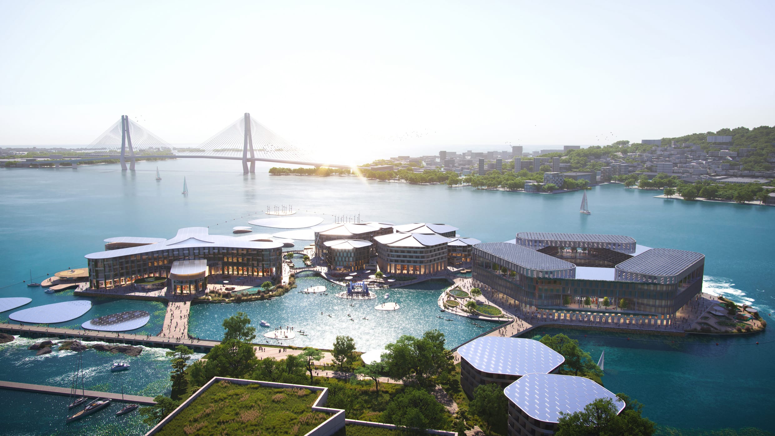 As the sea level rises, this new South Korean neighborhood will float ...