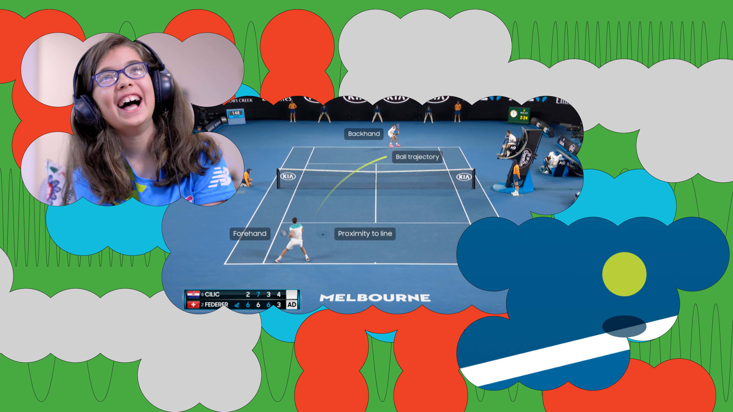 This technology helps blind and low-vision tennis fans follow matches ...