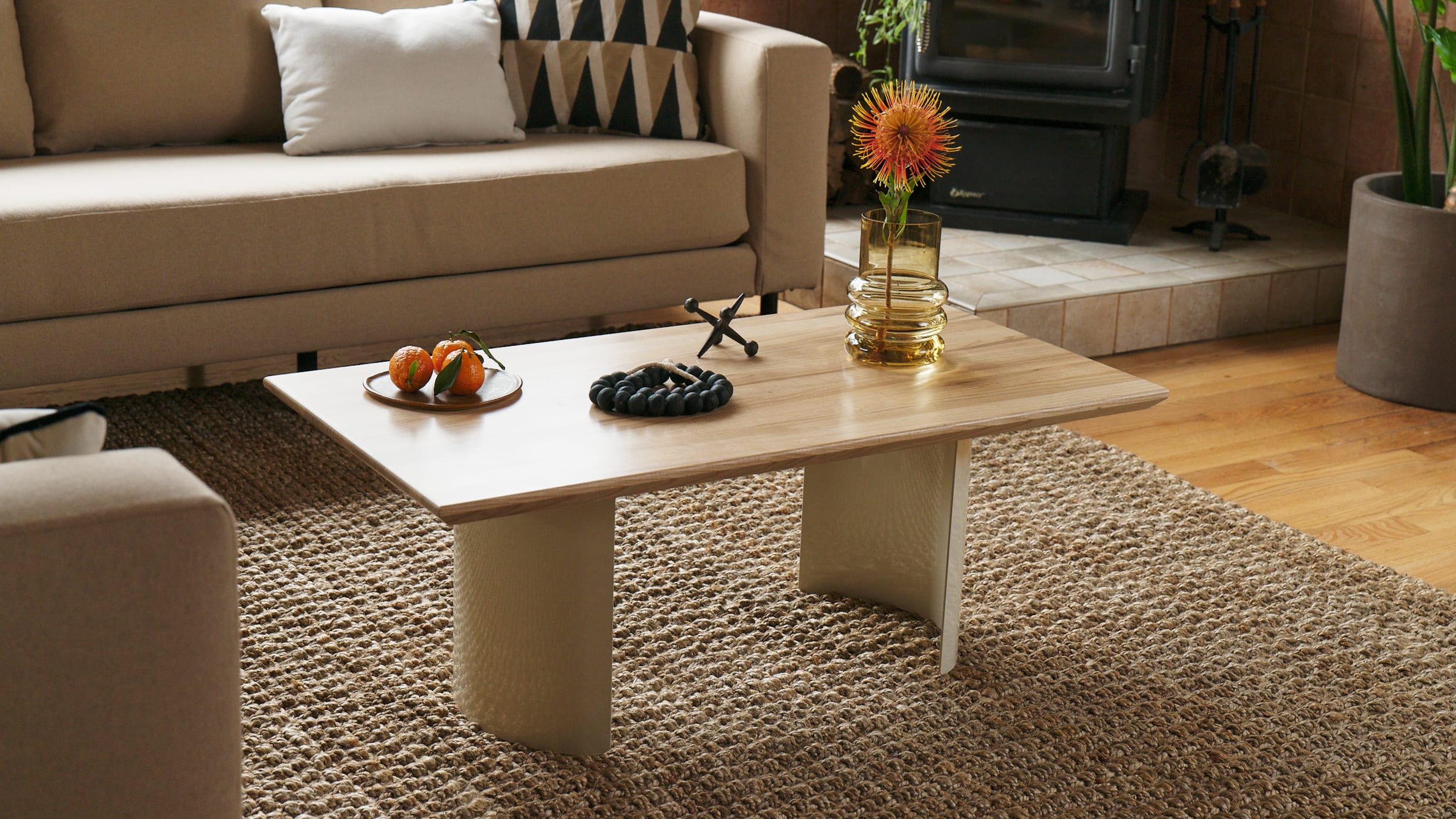This gorgeous table was made from fallen ash trees that were salvaged ...