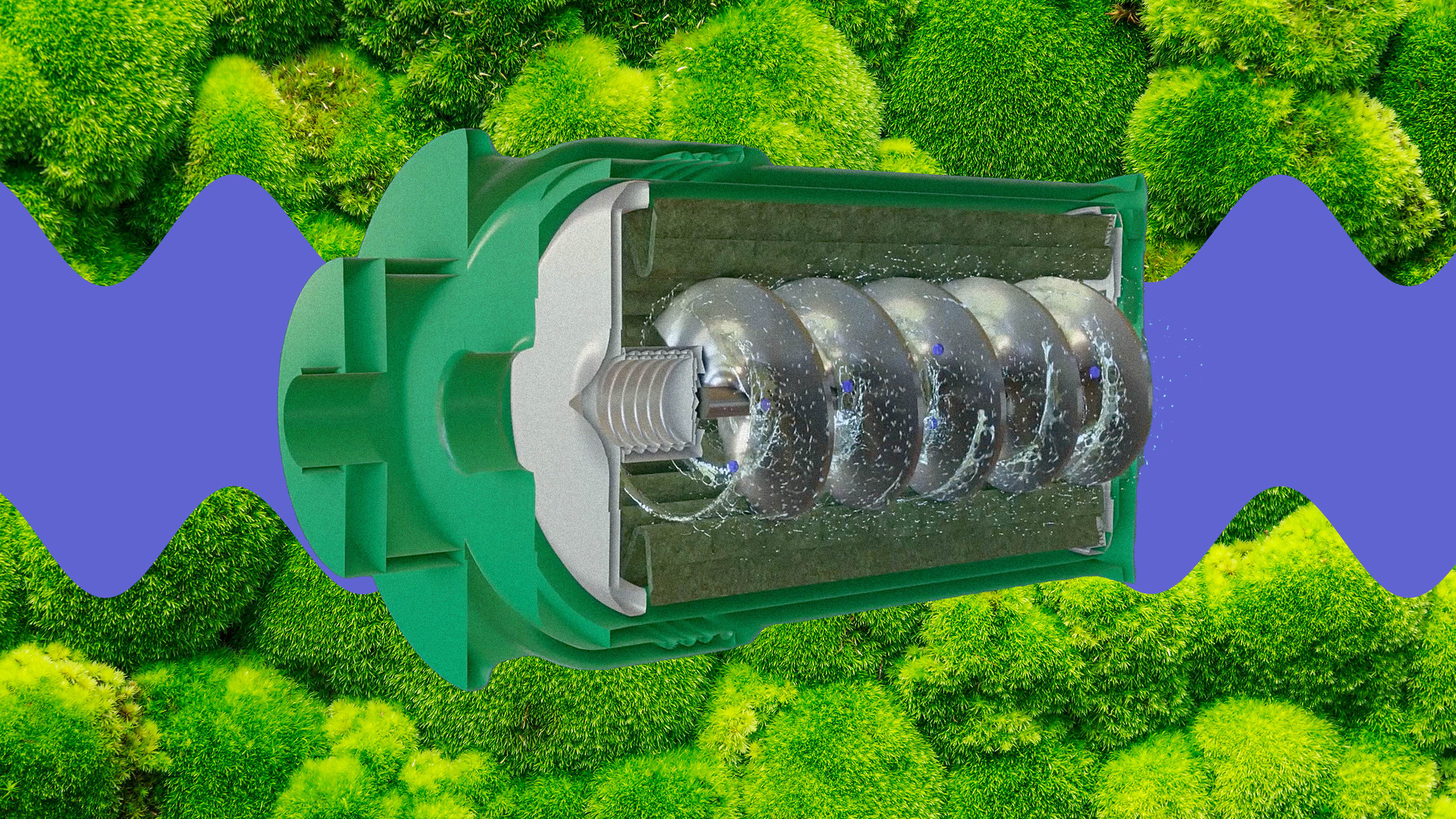 This revolutionary moss filter could capture microplastics before you ...