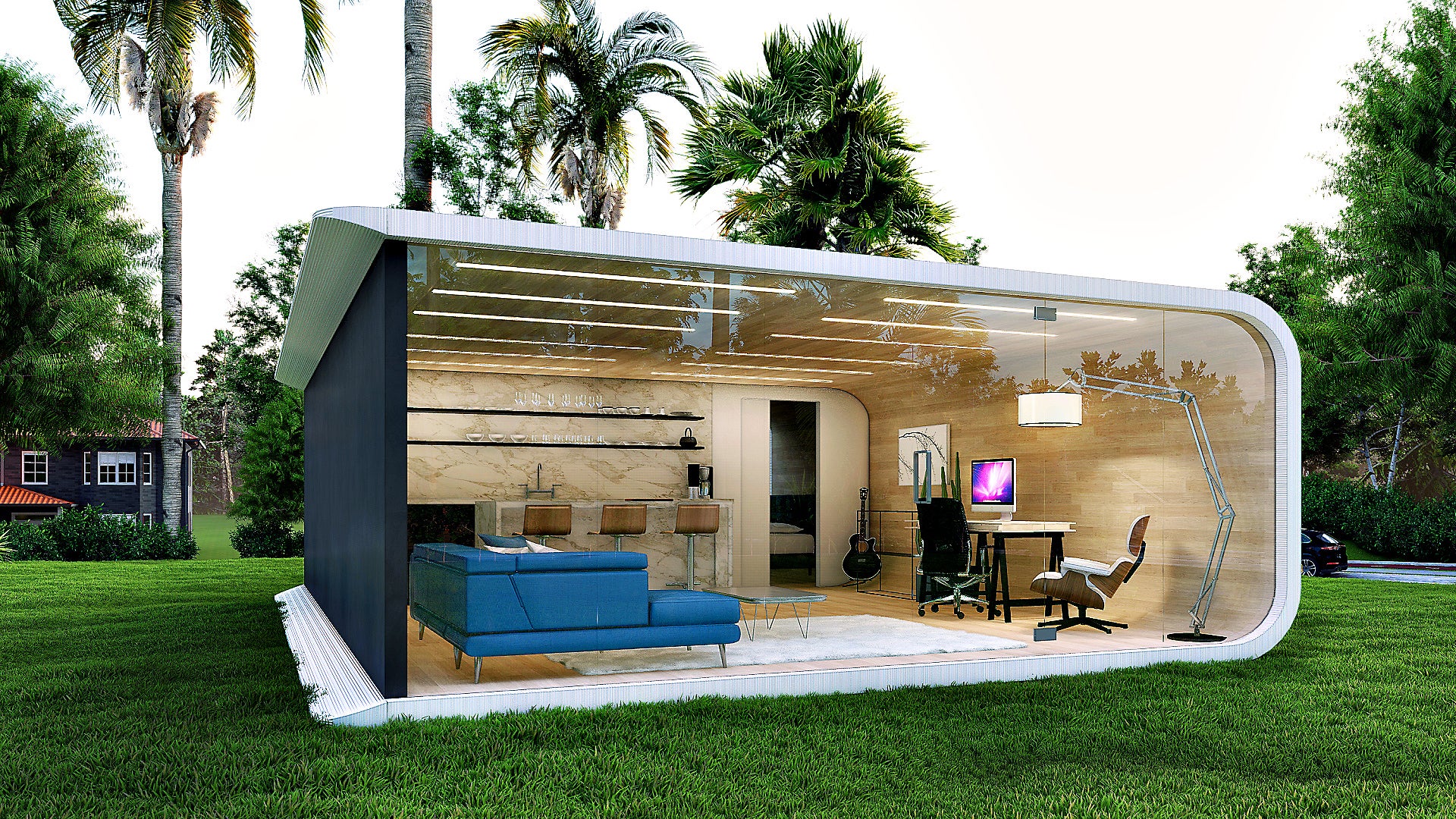 These tiny homes are 3D printed from 100,000 recycled plastic bottles ...