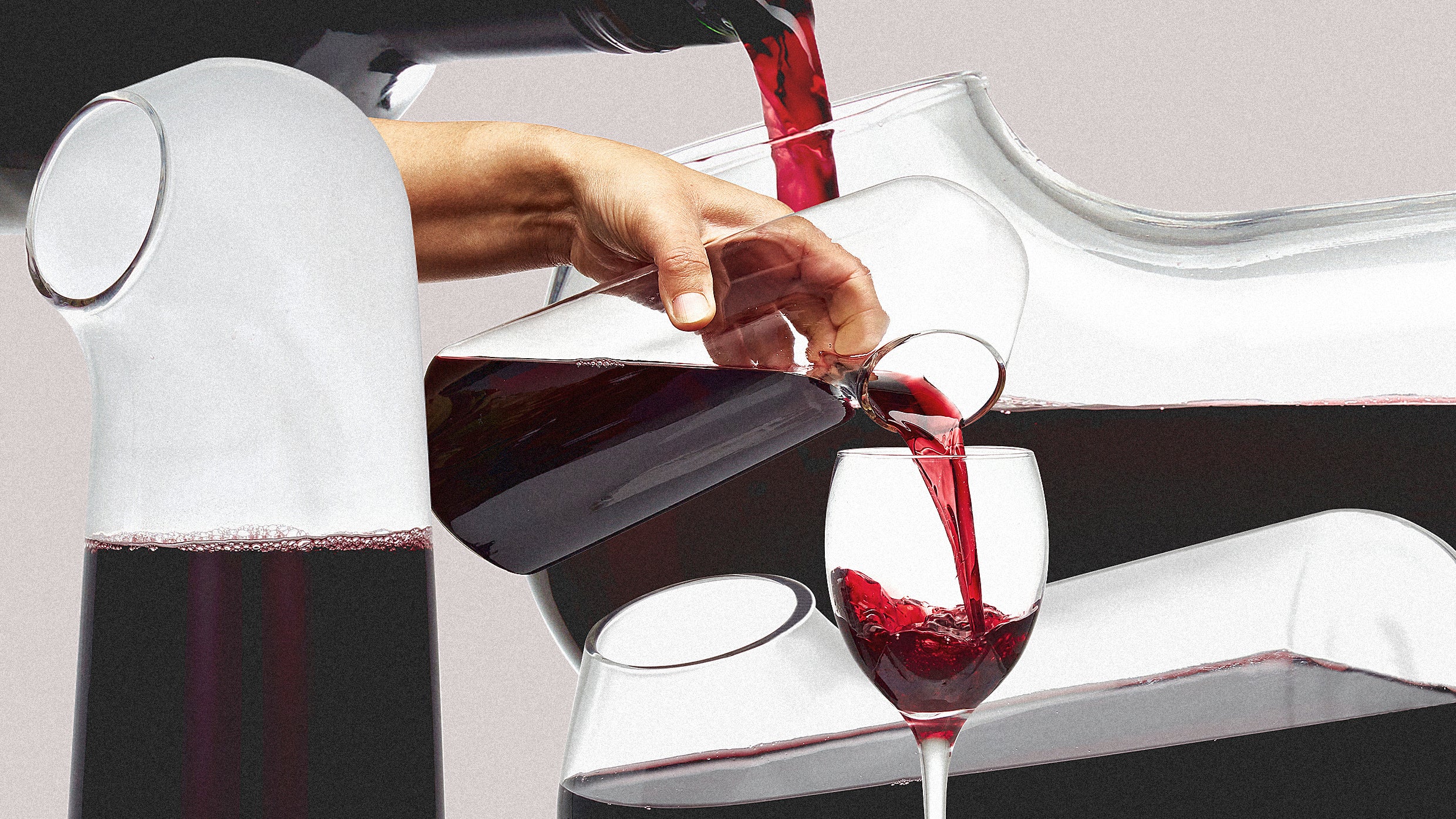 A designer reinvents the humble wine decanter by flipping it 180 ...
