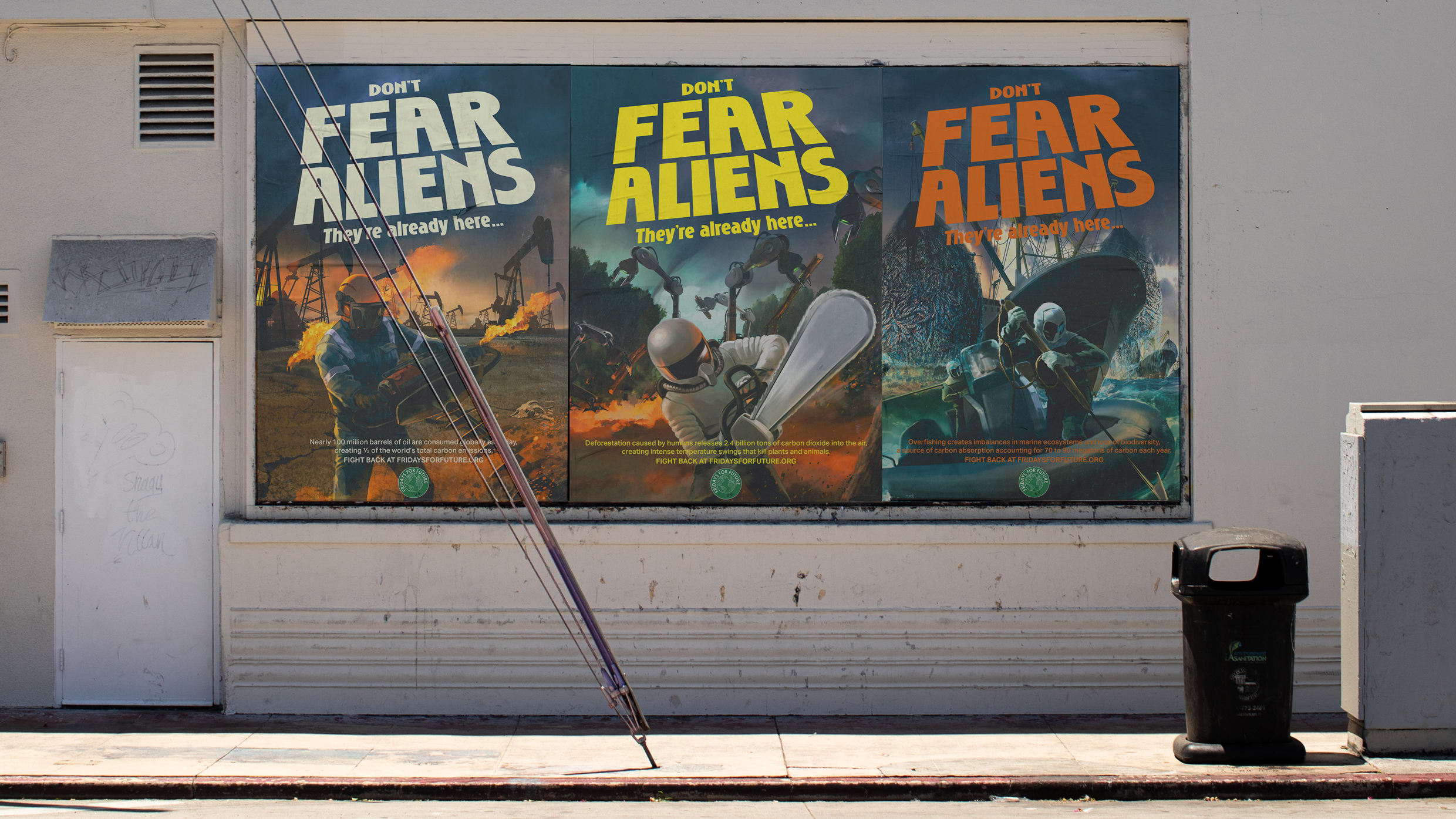 'The aliens are already here': A new campaign urges people to fear the ...