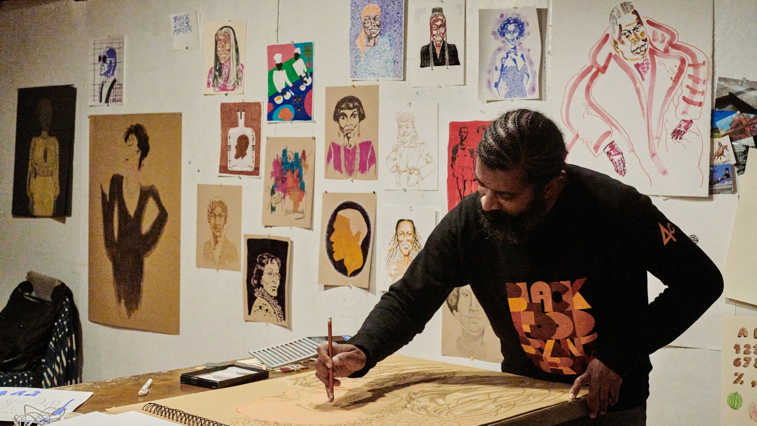 How George McCalman designs Blackity-Black cultural artifacts - Fast ...