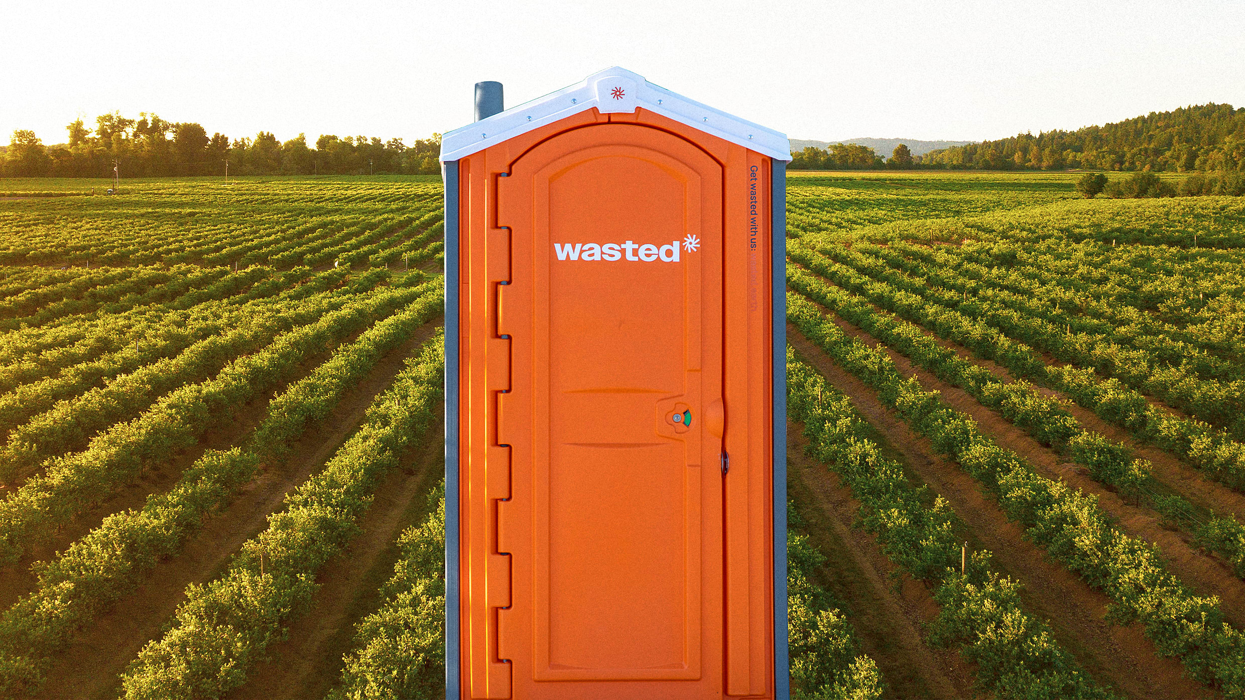 No one likes using a port-a-potty, but at least this one makes ...