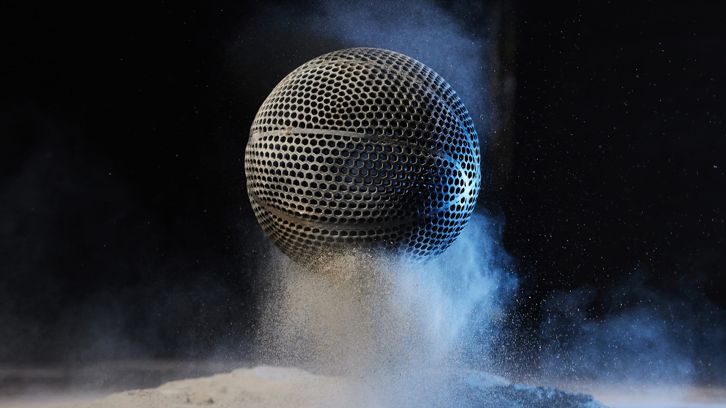 Wilson's 3D printed basketball never needs to be inflated