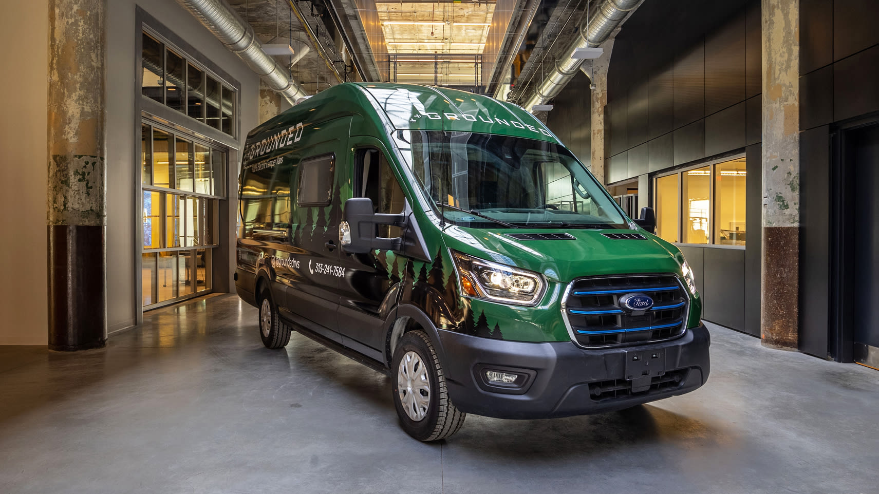 Grounded launches customizable, rentable electric vans