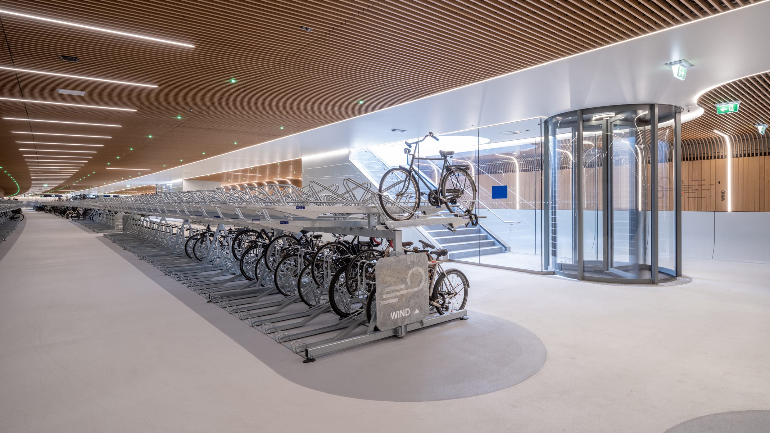 Amsterdam train station’s underwater bike lot has 11,000 new spaces