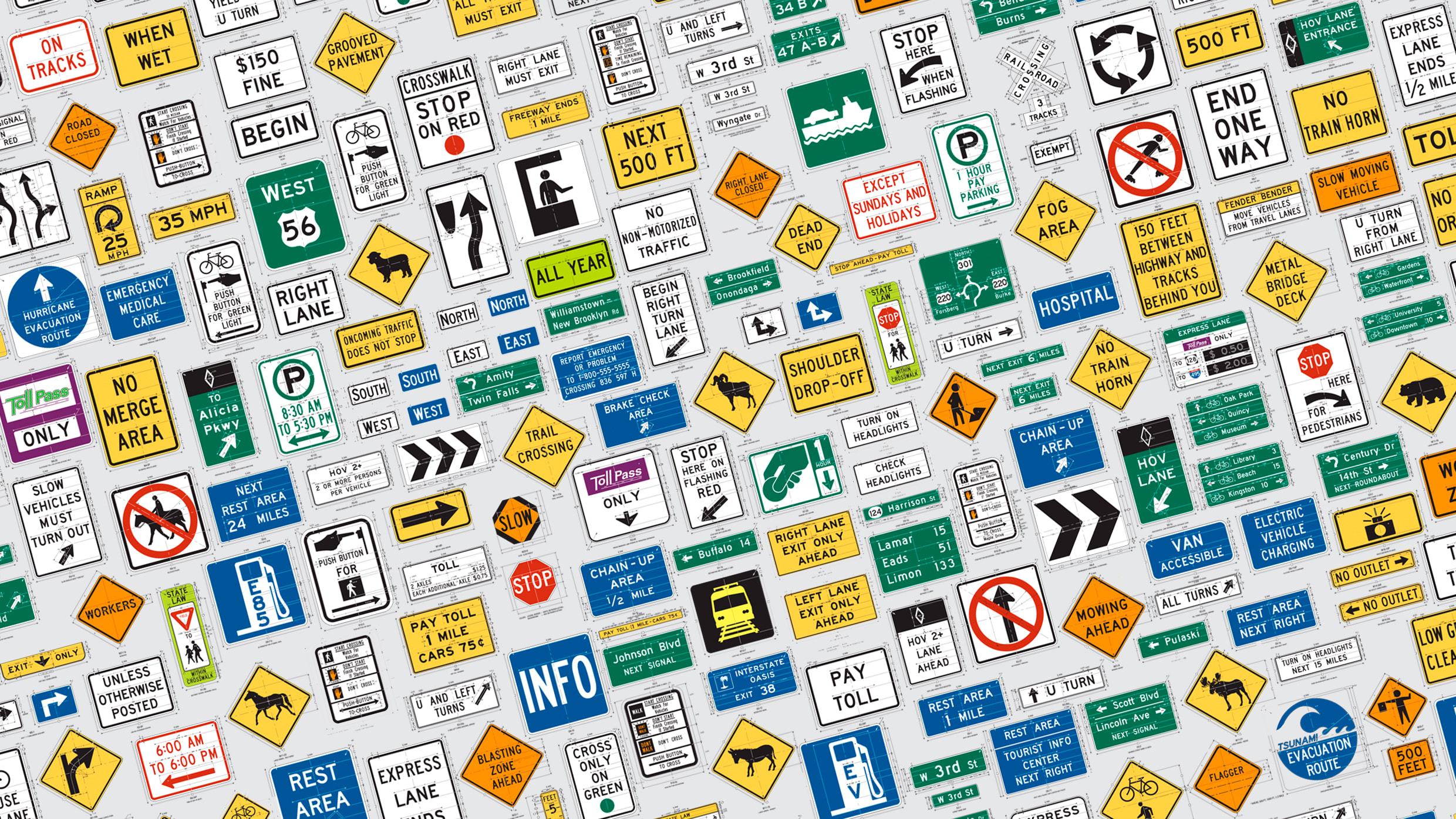 How highway signs became a rare beacon of American unity